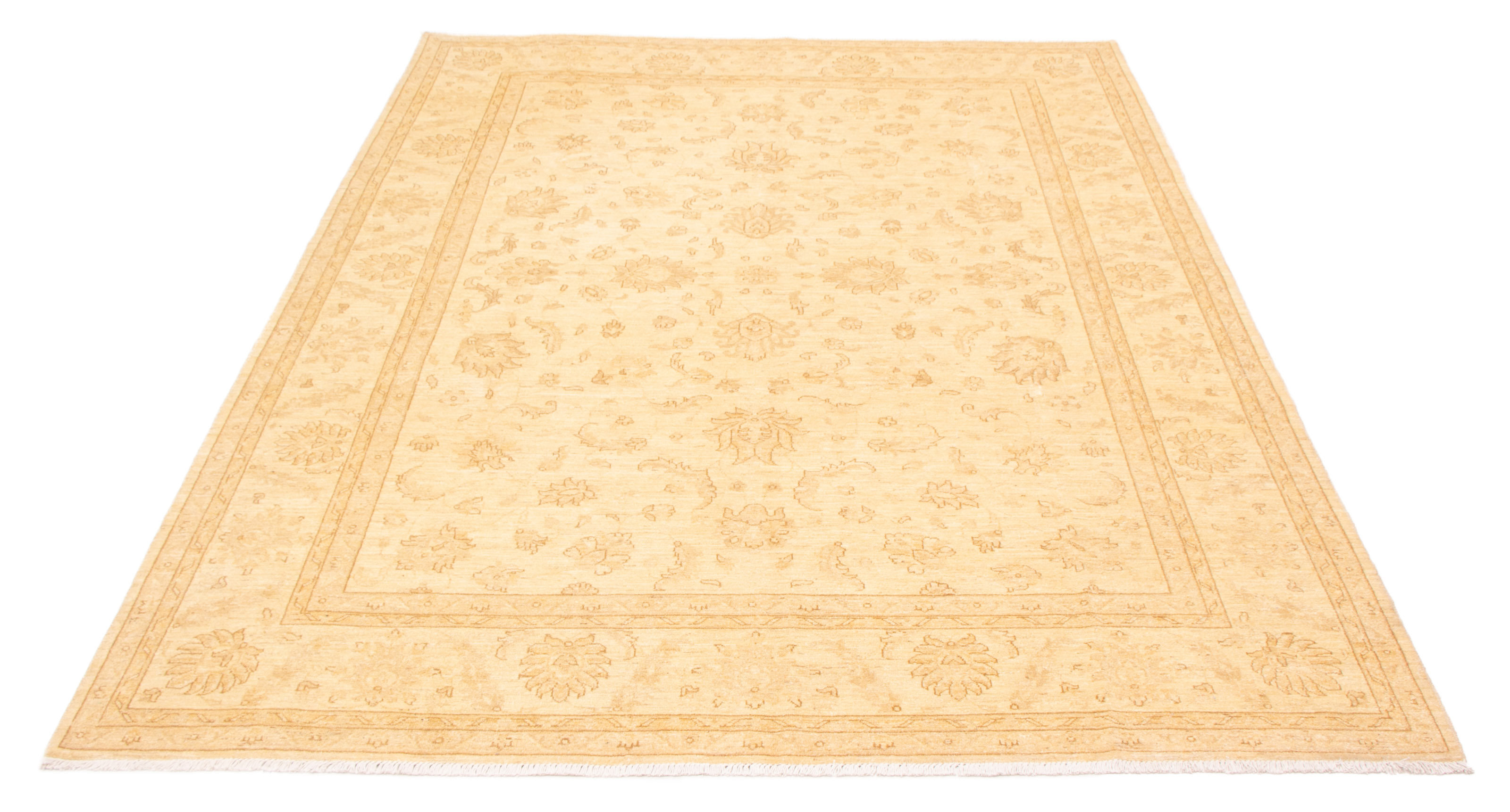 ECARPETGALLERY One-of-a-Kind Chobi Finest Hand-Knotted New Age 9' x 11'8" Wool Area Rug in Beige ...